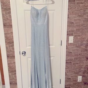 PromGirl | Dresses | Light Blue Sparkly Prom Dress | Poshmark